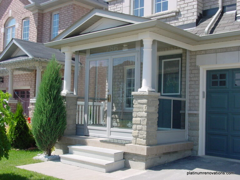 Custom Porch Enclosures By Platinum Home Renovations